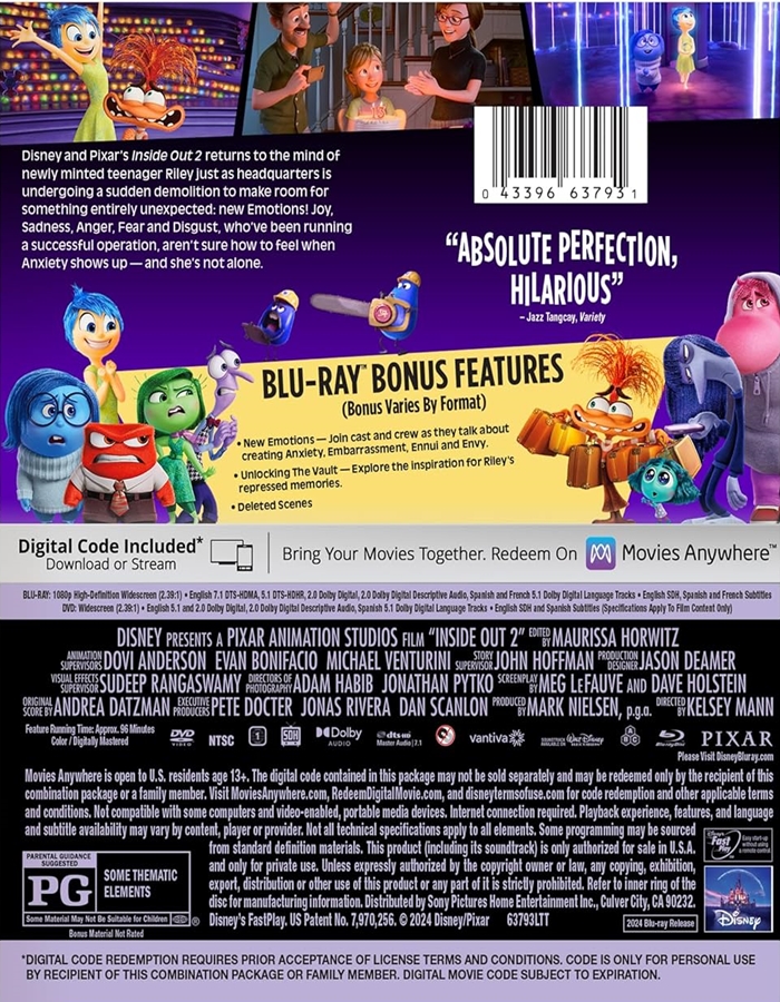Inside Out 2 - The Internet Animation Database