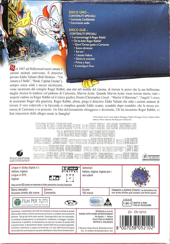 Chi ha incastrato Roger Rabbit - The Internet Animation Database