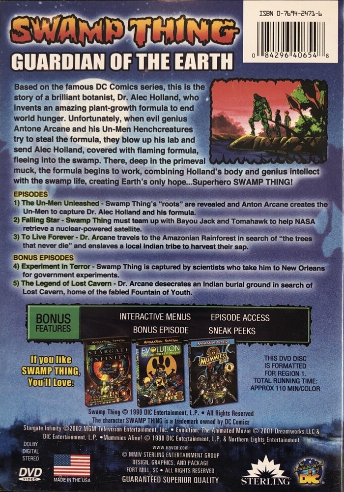 Swamp Thing - Guardian of The Earth - The Internet Animation Database