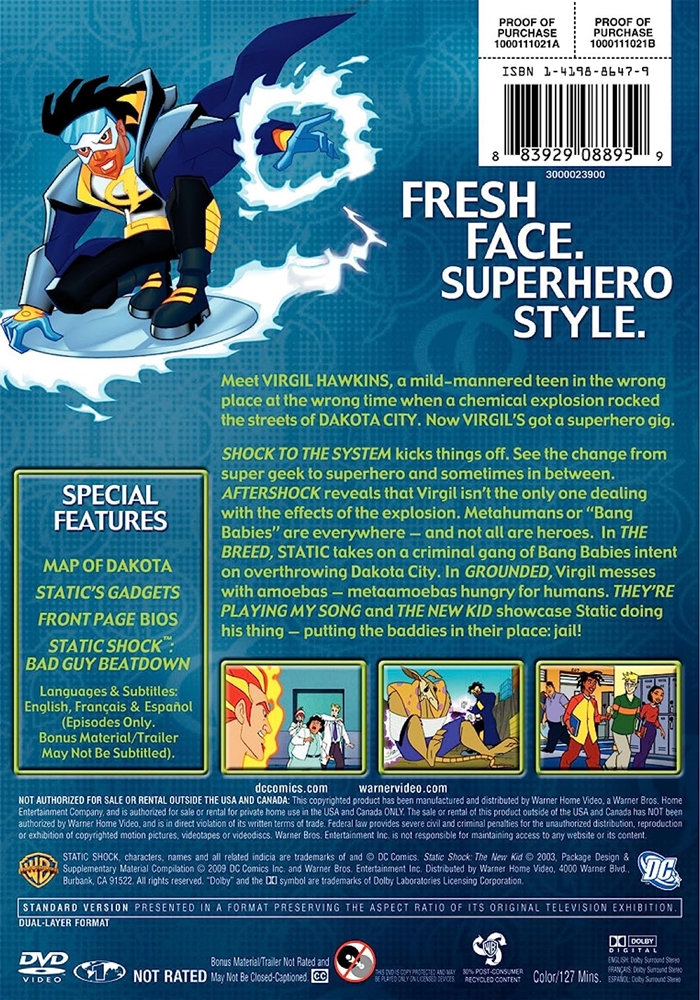 Static Shock: The New Kid - The Internet Animation Database