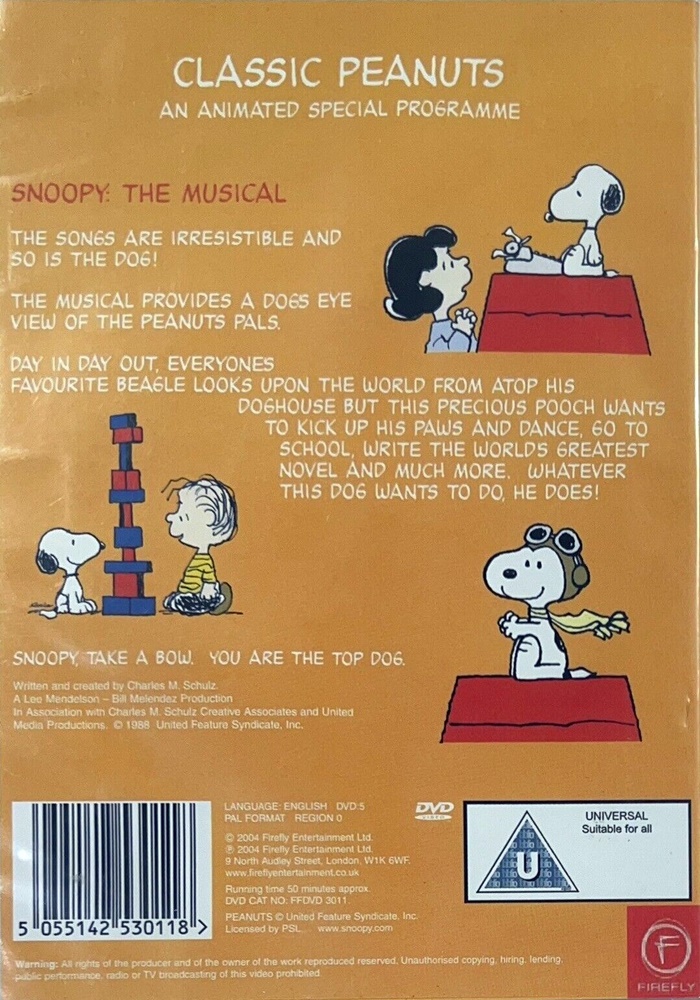 Snoopy the Musical - The Internet Animation Database