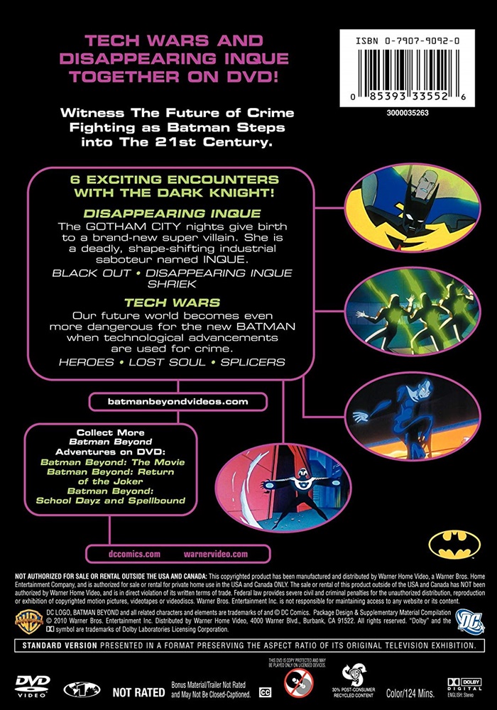 Batman Beyond: Tech Wars and Disappearing Inque - The Internet ...