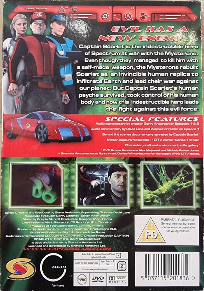 Gerry Anderson's New Captain Scarlet - Series 1 - The Internet ...