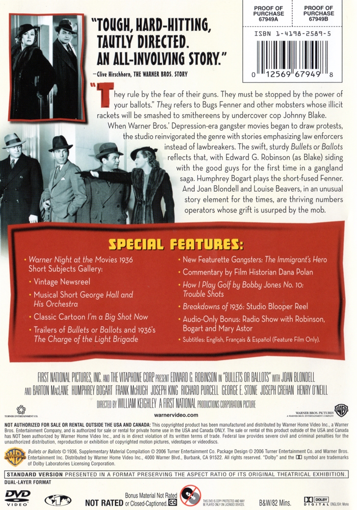 Bullets or Ballots - The Internet Animation Database