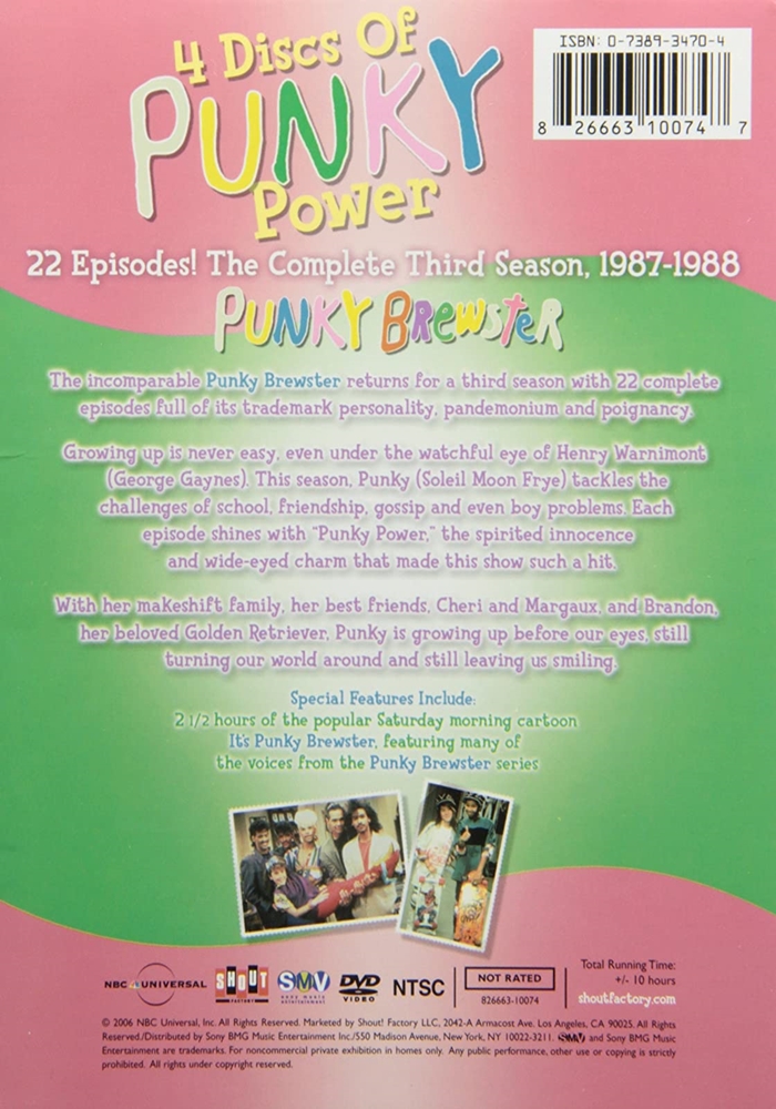 Punky Brewster: Season Three - The Internet Animation Database