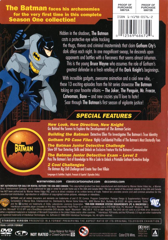 The Batman: The Complete First Season - The Internet Animation Database