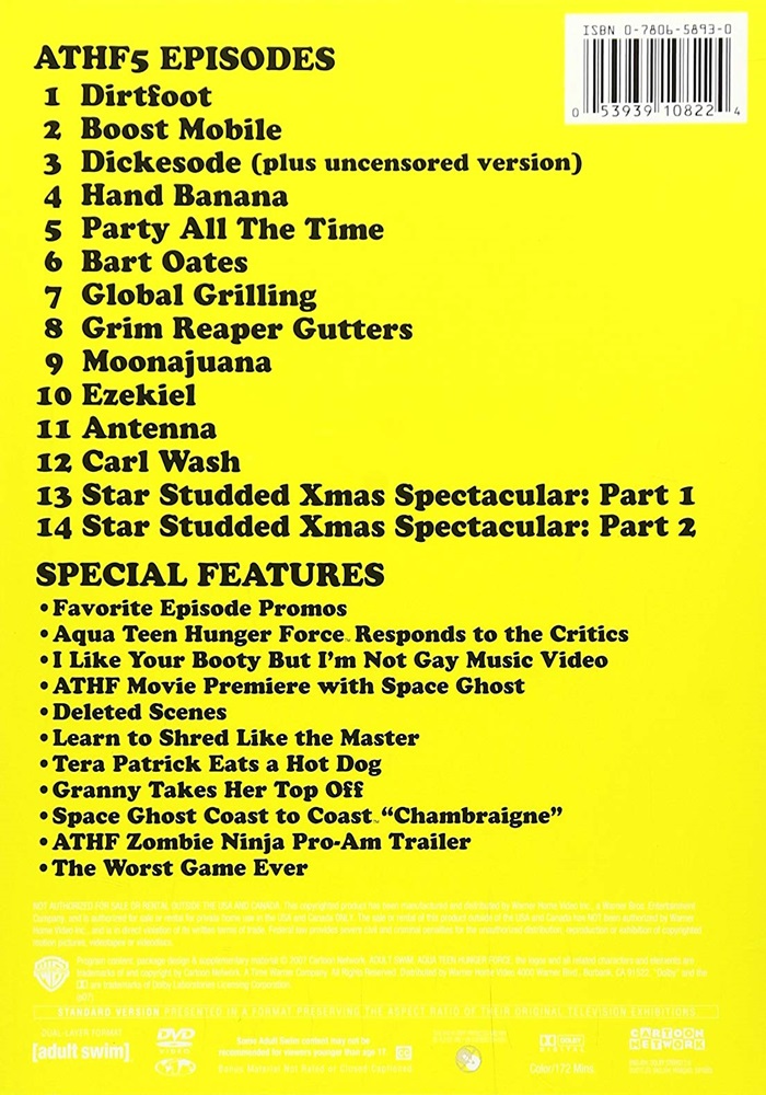 Aqua Teen Hunger Force: Volume 5 - The Internet Animation Database