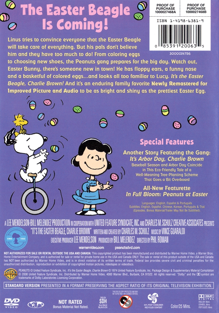 It's the Easter Beagle, Charlie Brown - The Internet Animation Database