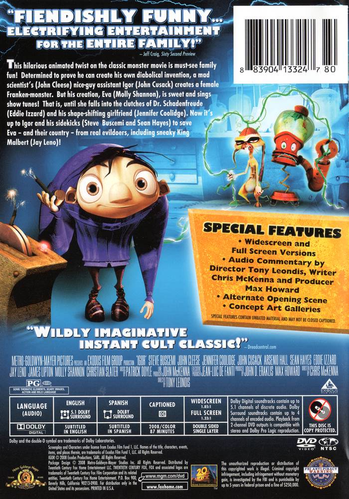 Igor - The Internet Animation Database