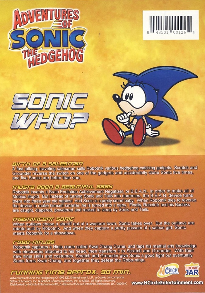 Adventures Of Sonic The Hedgehog - Sonic Who? - The Internet Animation ...