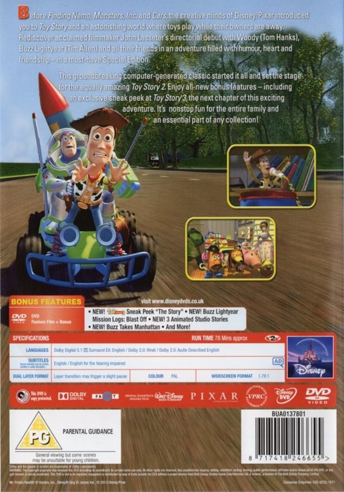 Toy Story Special Edition - The Internet Animation Database