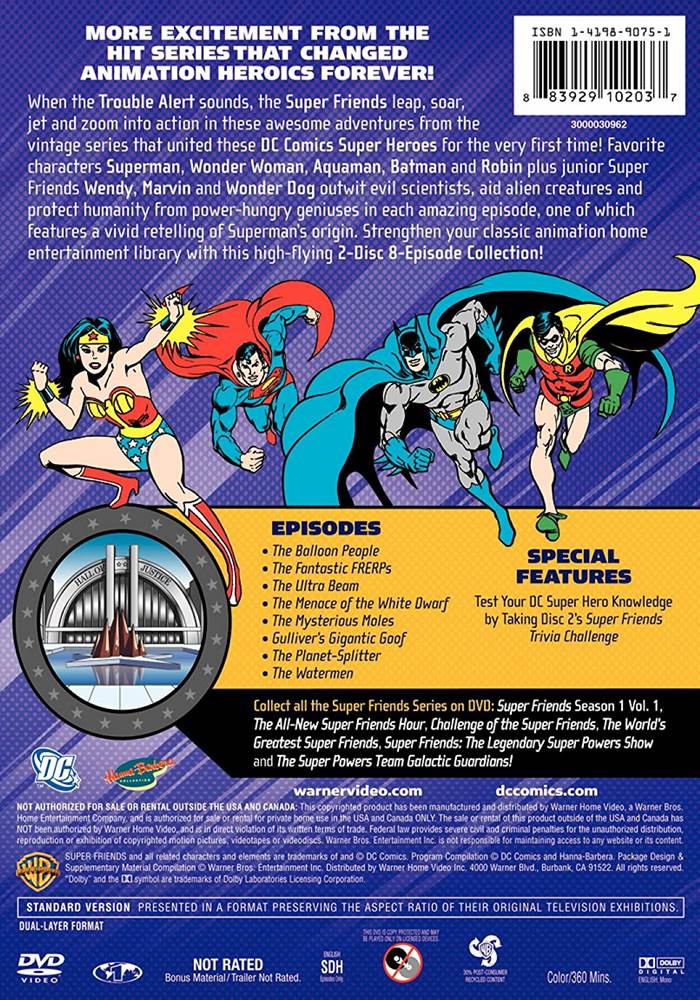 Super Friends: Season 1, Volume 2 - The Internet Animation Database