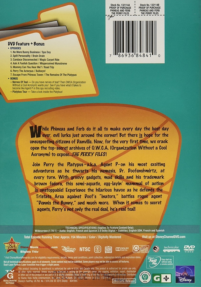 Phineas and Ferb: The Perry Files - The Internet Animation Database
