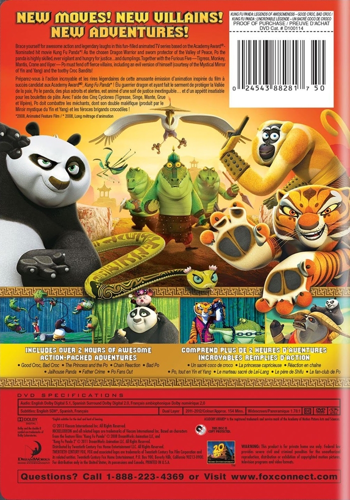 Kung-Fu Panda: Legends of Awesomeness - Good Croc, Bad Croc - The Internet Animation Database