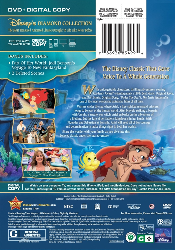The Little Mermaid Diamond Edition - The Internet Animation Database