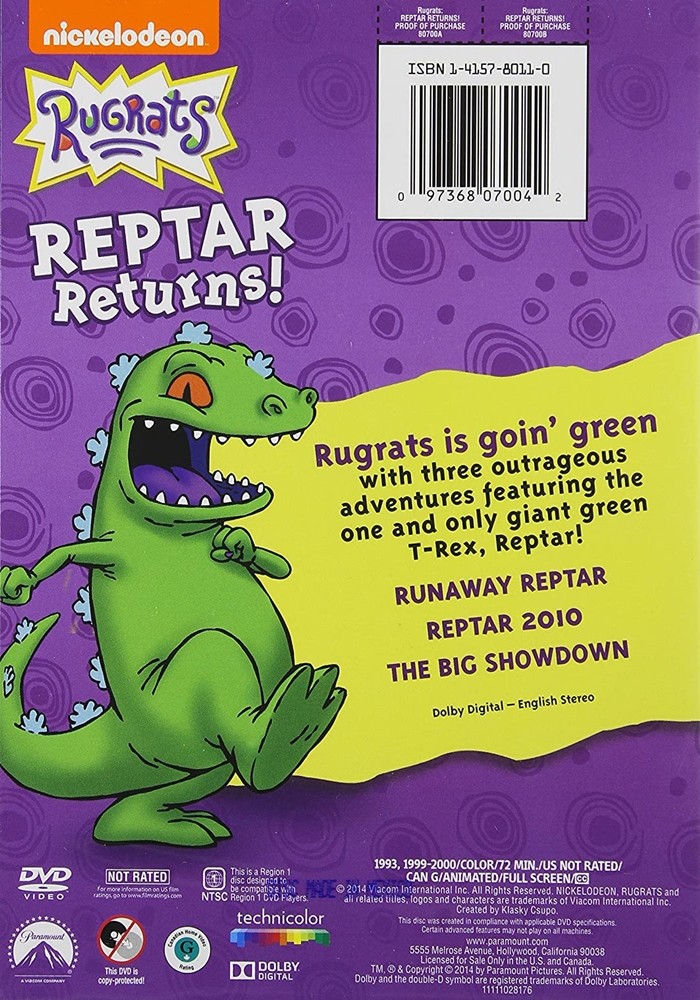 Rugrats - Reptar Returns! - The Internet Animation Database