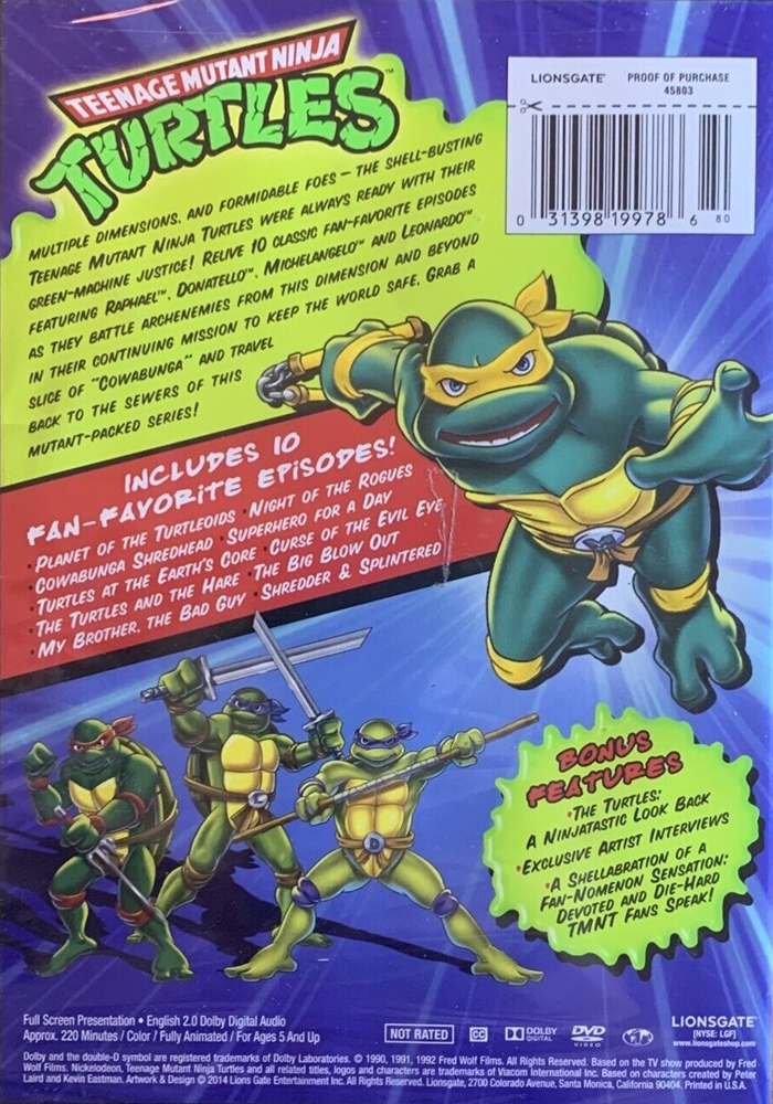 Teenage Mutant Ninja Turtles Cowabunga Classics - The Internet ...