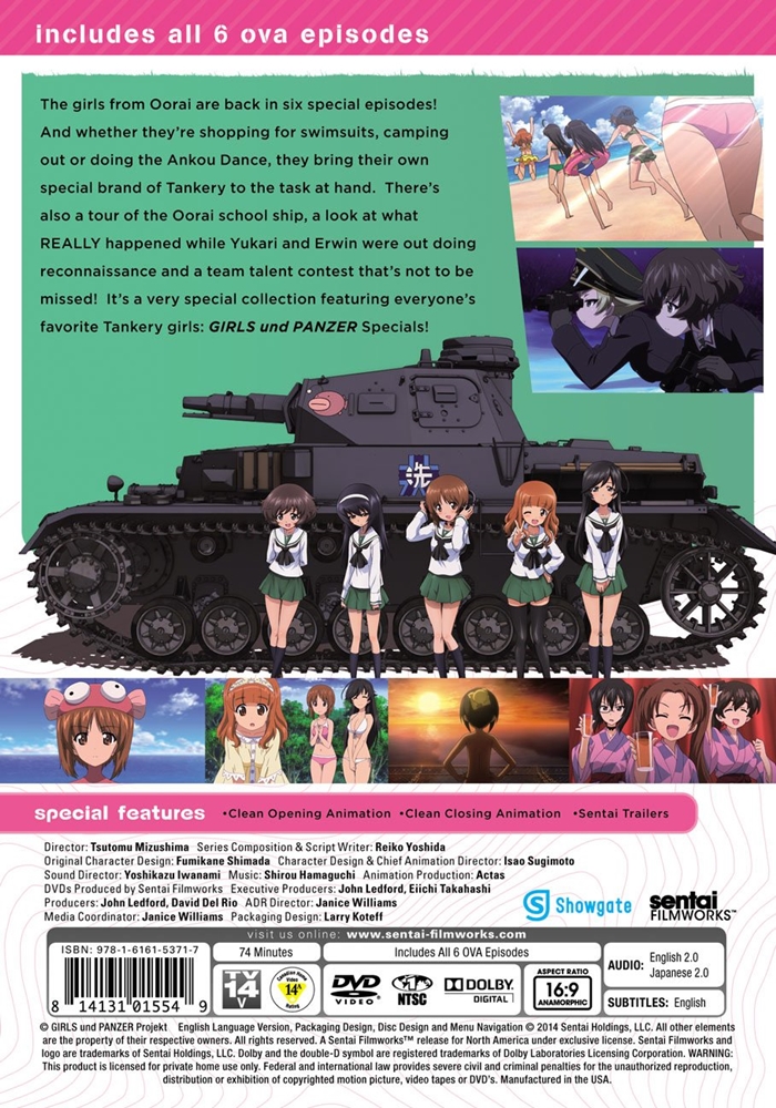 Girls und Panzer - Complete OVA Series - The Internet Animation Database