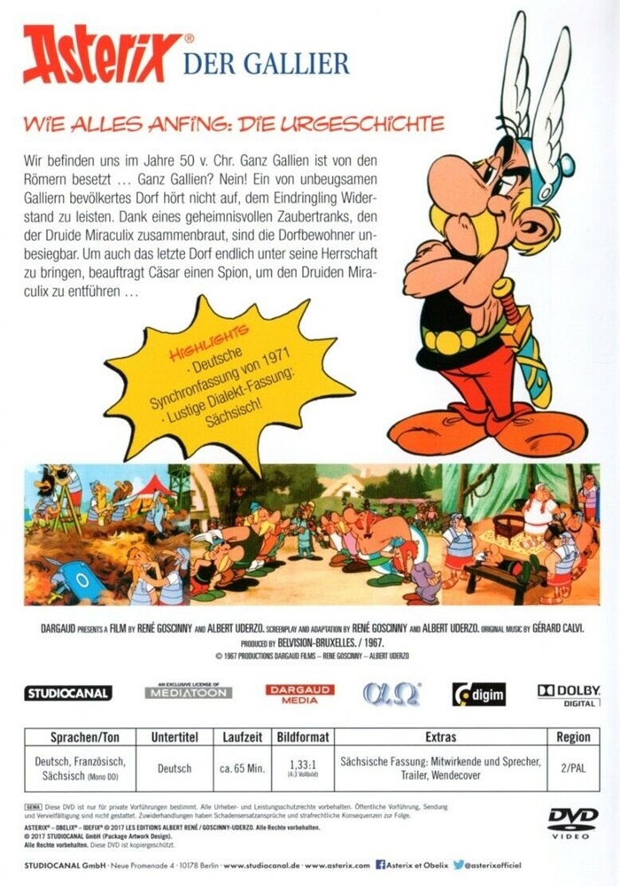 Asterix der Gallier - The Internet Animation Database