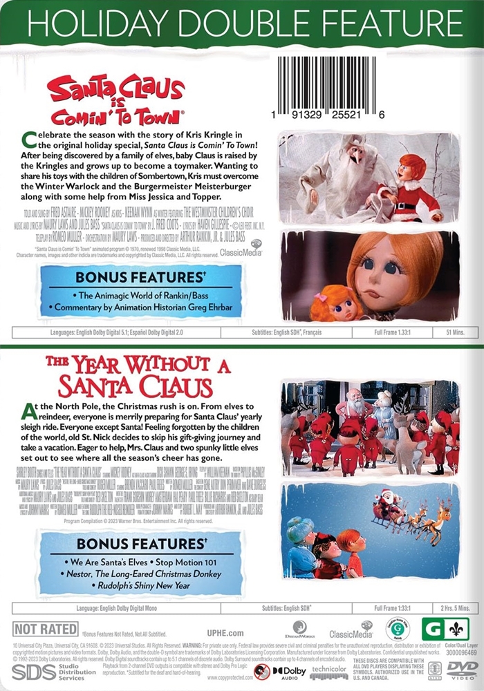 Santa Claus Is Comin' to Town / The Year Without a Santa Claus ...