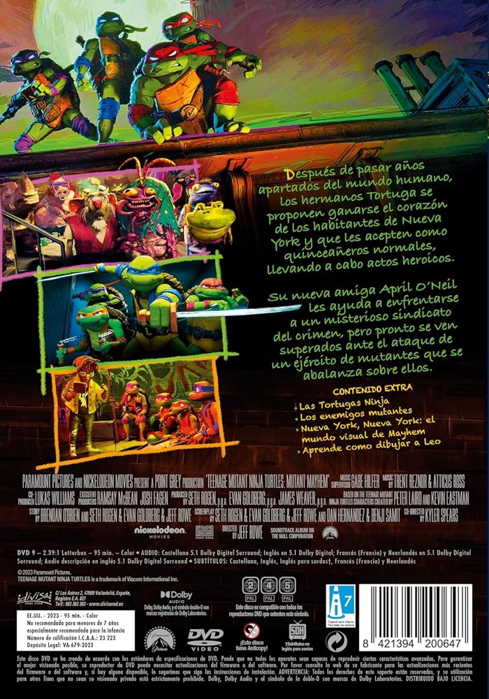Ninja Turtles: Caos Mutante - The Internet Animation Database
