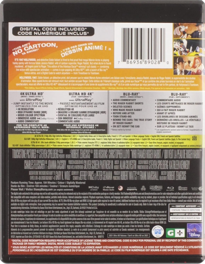 Who Framed Roger Rabbit Ultimate Collector's Edition - The Internet ...