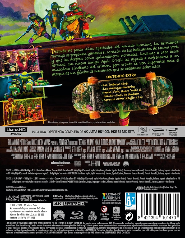 Ninja Turtles: Caos Mutante - The Internet Animation Database