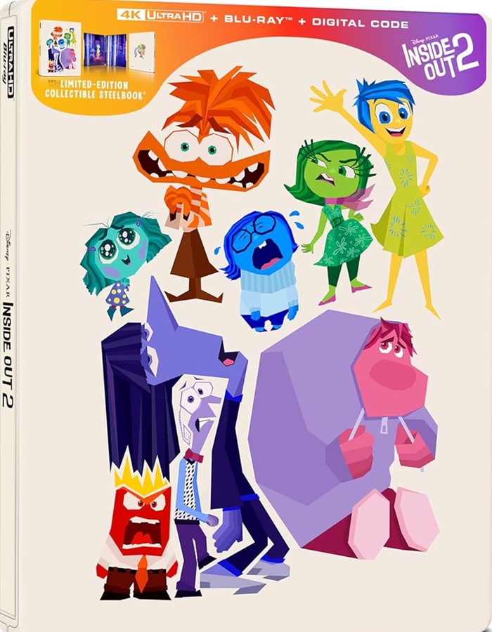 Inside Out 2 (4K Steelbook Collector's Edition) - The Internet ...