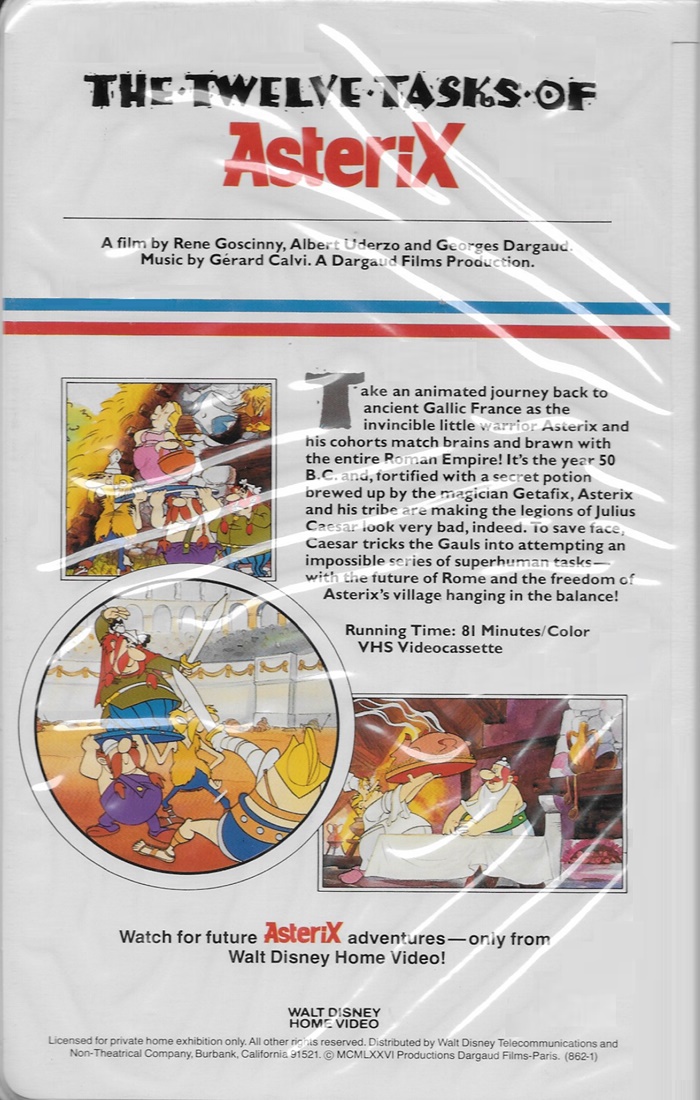 The Twelve Tasks of Asterix - The Internet Animation Database