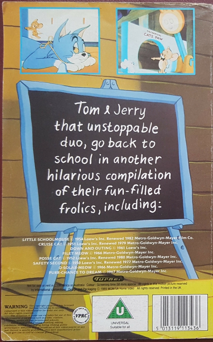 Tom and Jerry - Little School Mouse - The Internet Animation Database