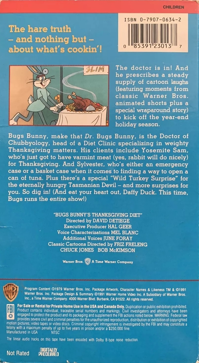 Bugs Bunny's Thanksgiving Diet - The Internet Animation Database