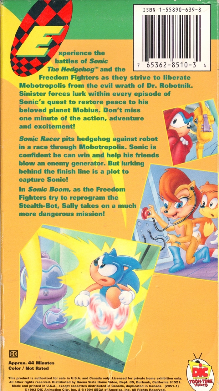 Sonic the Hedgehog - Sonic Racer - The Internet Animation Database