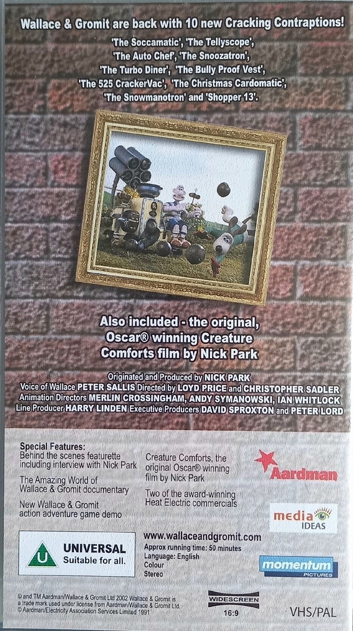 Wallace and Gromit's Cracking Contraptions - The Internet Animation ...