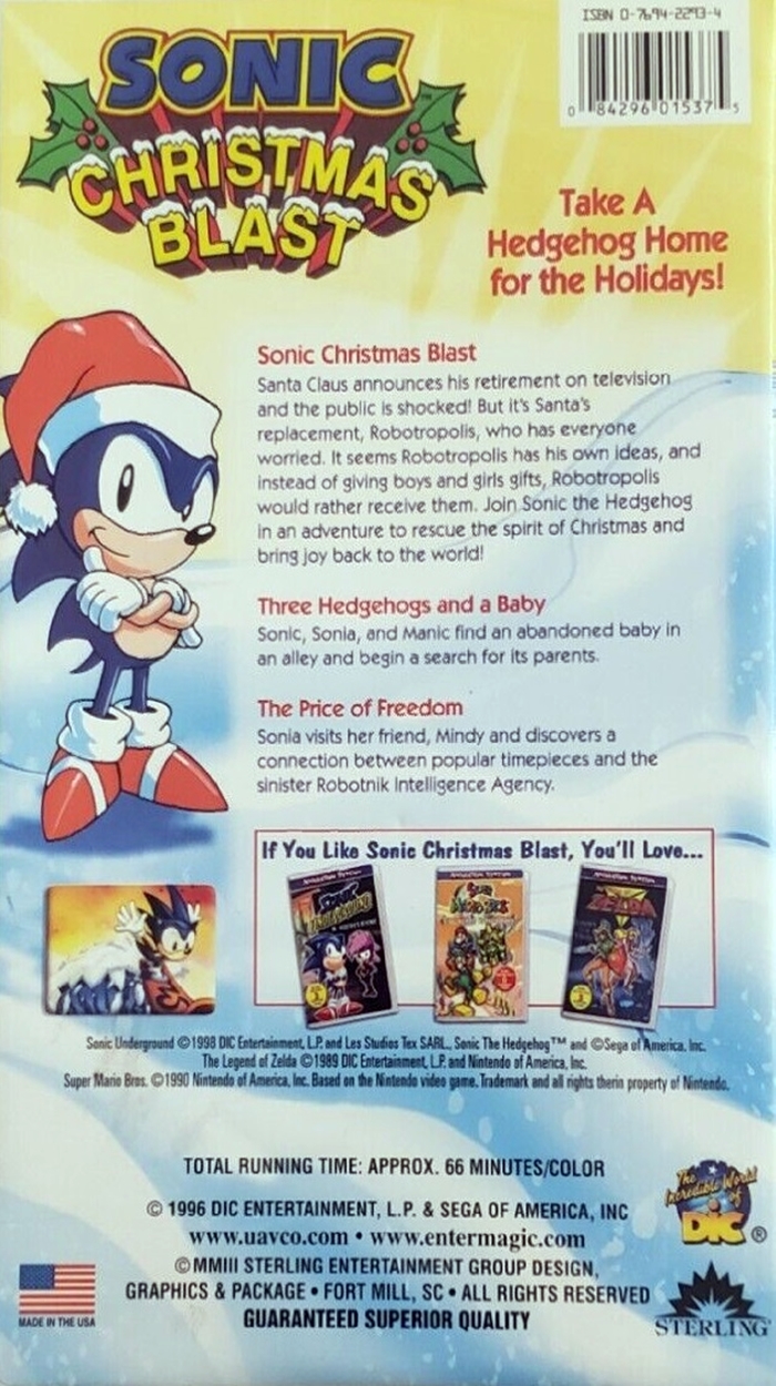 Sonic Christmas Blast - The Internet Animation Database