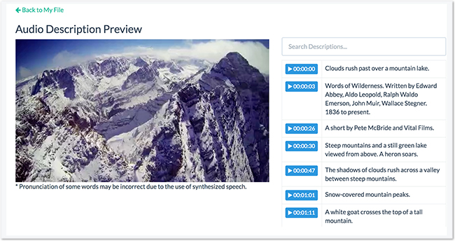 Audio Description - How To Download – 3Play Media Support