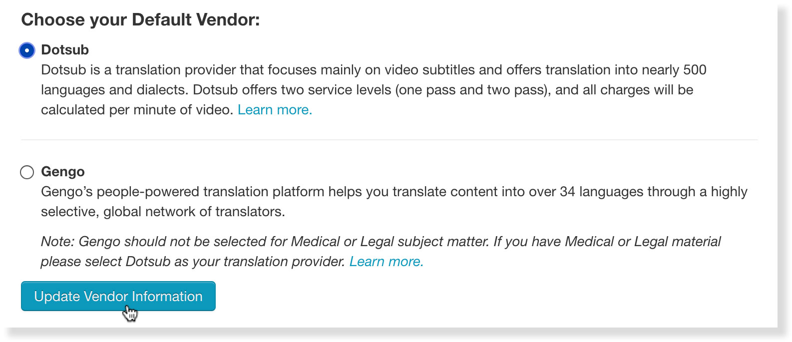 Subtitles & Translation: Create a Translation Profile – 3Play Media Support