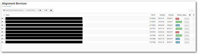 Review Alignment Files – 3Play Media Support