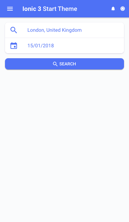 Ionic 3 Start Theme Ionic Marketplace