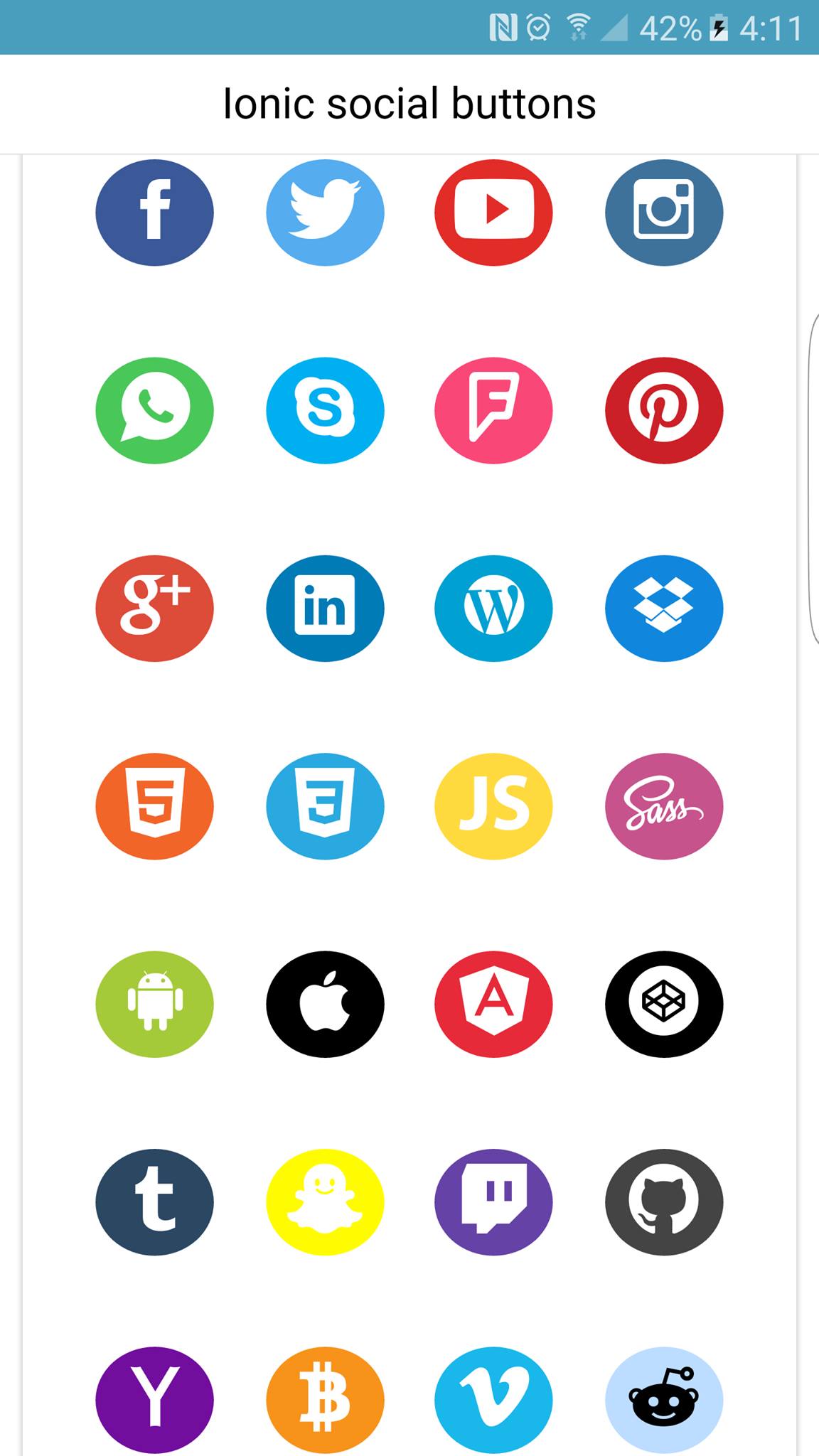 Ionic social buttons Ionic Marketplace Ionic social buttons Ionic Marketplace