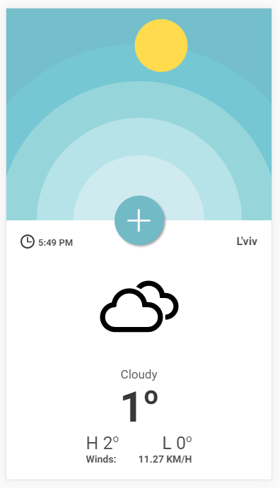 Modern-weather-app - Ionic Marketplace