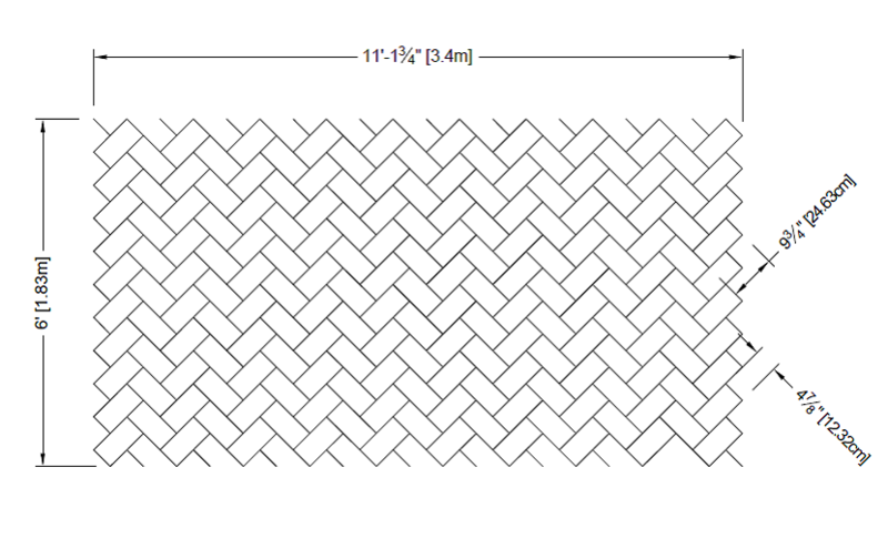 Herringbone Floor Pattern Line Drawing Sketch Coloring Page