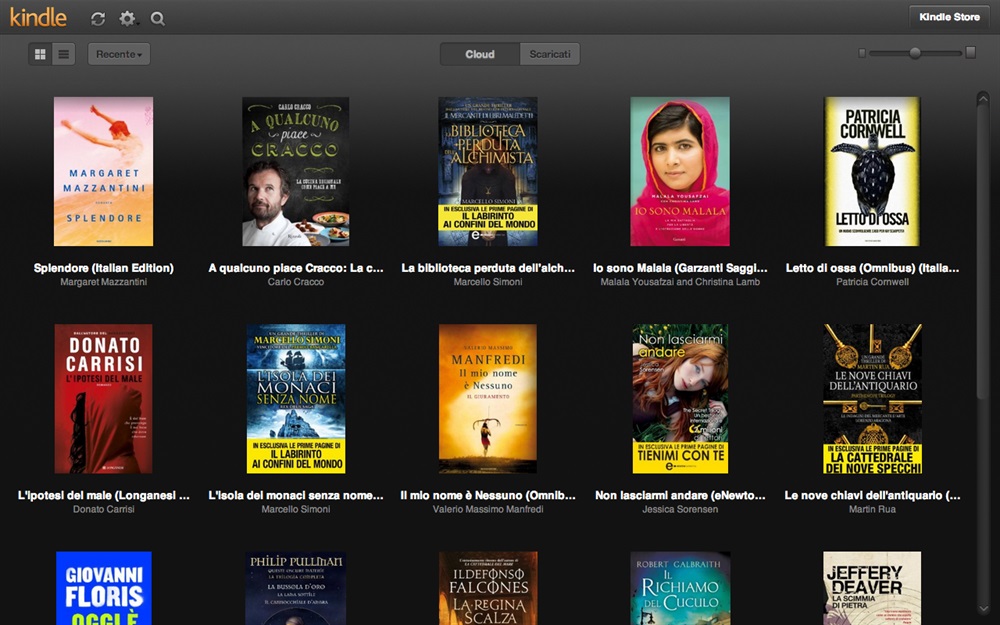 Kindle Cloud Reader ora disponibile in Italia | Comunicato stampa | iPressLIVE