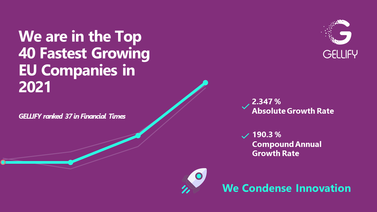 GELLIFY è tra le prime 40 aziende nella FT1000 2021 | Comunicato stampa ...