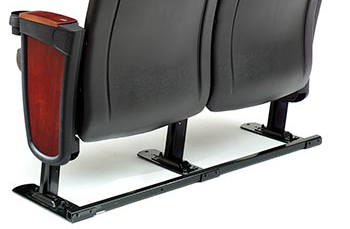 Options and accessories for fixed audience seating manufactured by ...