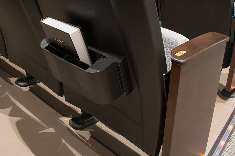 Options and accessories for fixed audience seating manufactured by ...