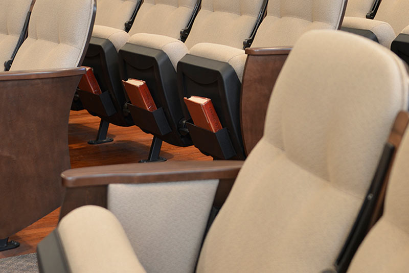 Options and accessories for fixed audience seating manufactured by ...