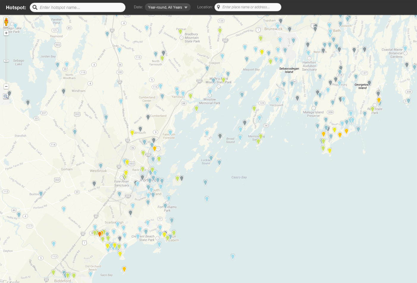 Introducing the eBird Hotspot Explorer! - Maine eBird
