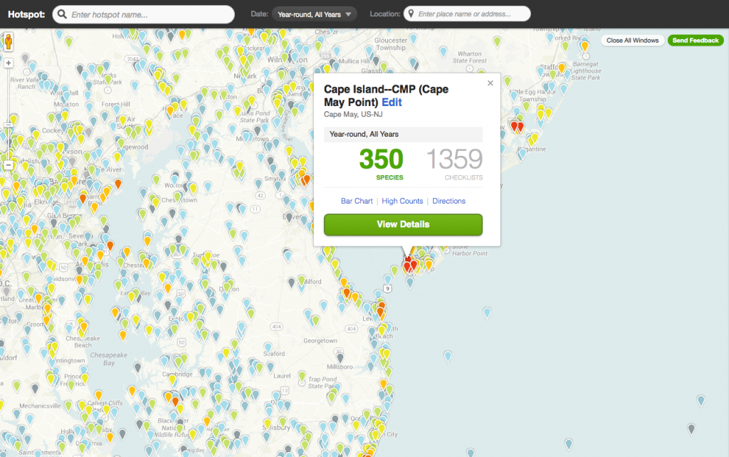 Introducing the eBird Hotspot Explorer! - eBird