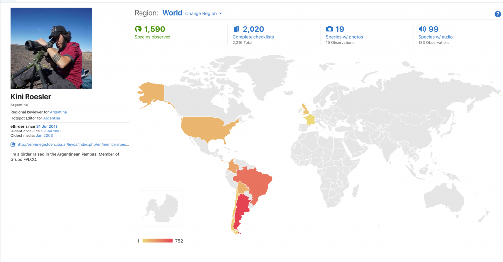 Explore and share your birding with eBird Profile Pages! - eBird