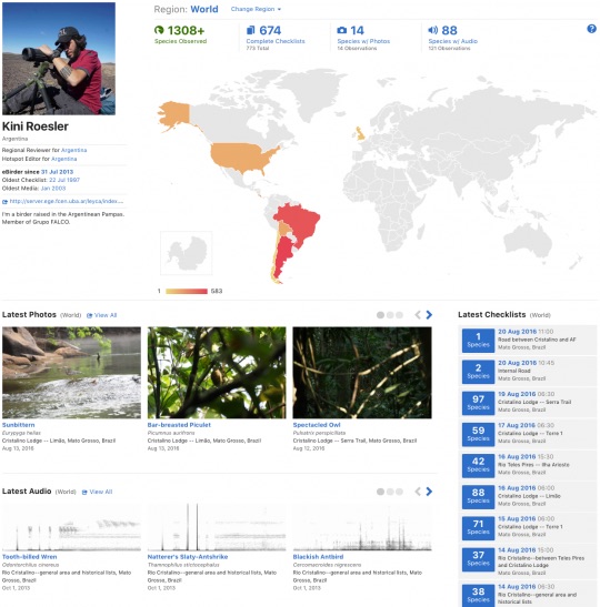 Explore and share your birding with eBird Profile Pages! - eBird ...
